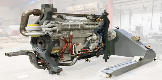 Side-mounting turnover engine stand supplied - ODEE - Offshore Design ...